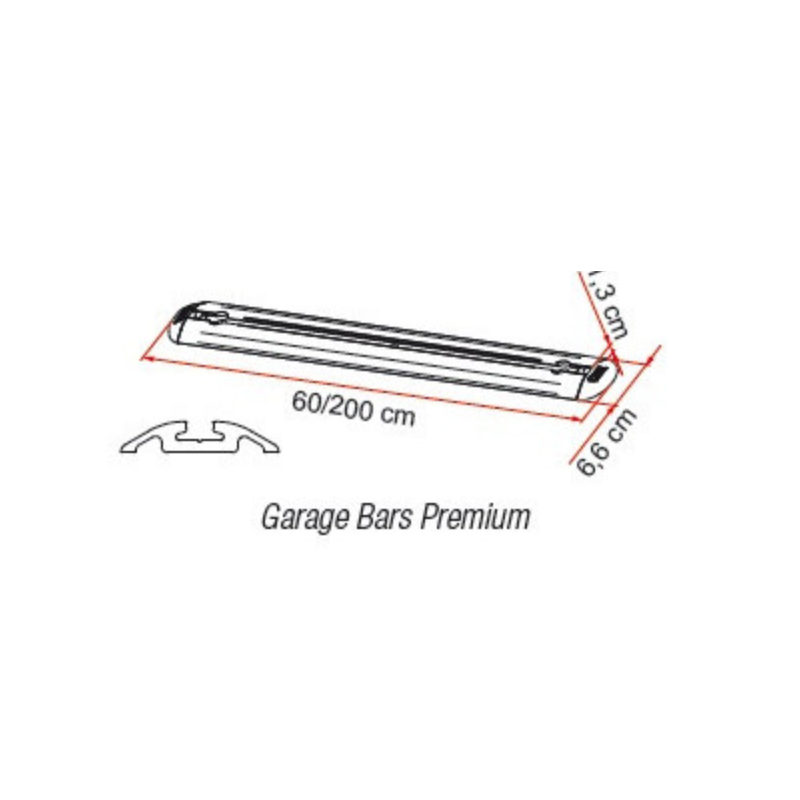 BARRAS FIAMMA GARAGE-BARS PREMIUM 200