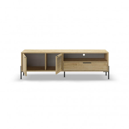 INCA MUEBLE TV 2 PUERTAS 1 CAJON 1 HUECO COLOR ROBLE