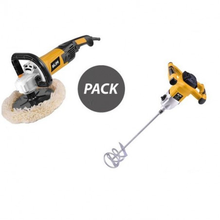PACK PULIDORA 1500W + MEZCLADOR ELECTRICO 1500W BLIM PACKBLIM12